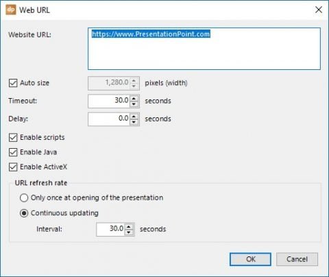 Display Website in PowerPoint with Updates • PresentationPoint